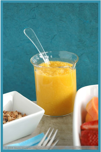 What's For Lunch Honey?: Sensations: Fresh Fruit with Ginger Mango Sauce